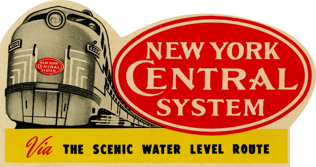 New York Central System Scenic Water Level Route Train Decal « Gypsy Faith