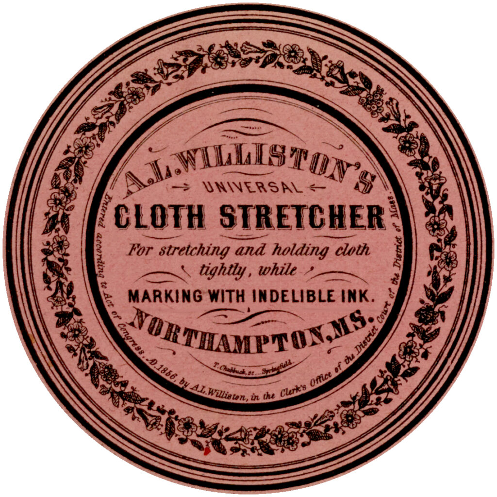 Williston’s Universal Cloth Stretcher for Marking with Indelible Ink ...