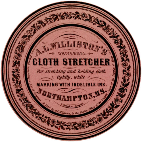 Williston’s Universal Cloth Stretcher for Marking with Indelible Ink ...