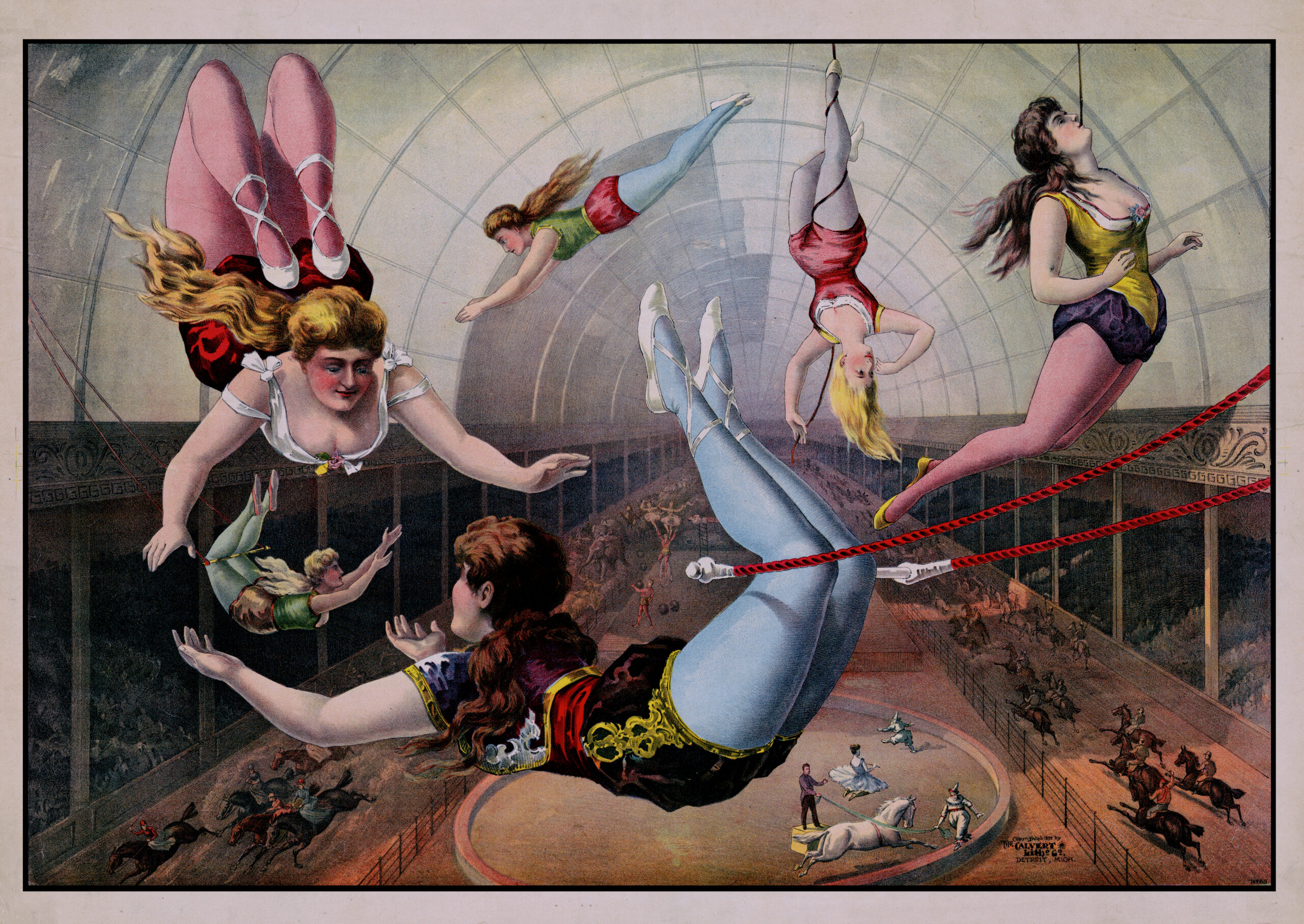 Female Trapeze Artists Victorian Poster « Gypsy Faith